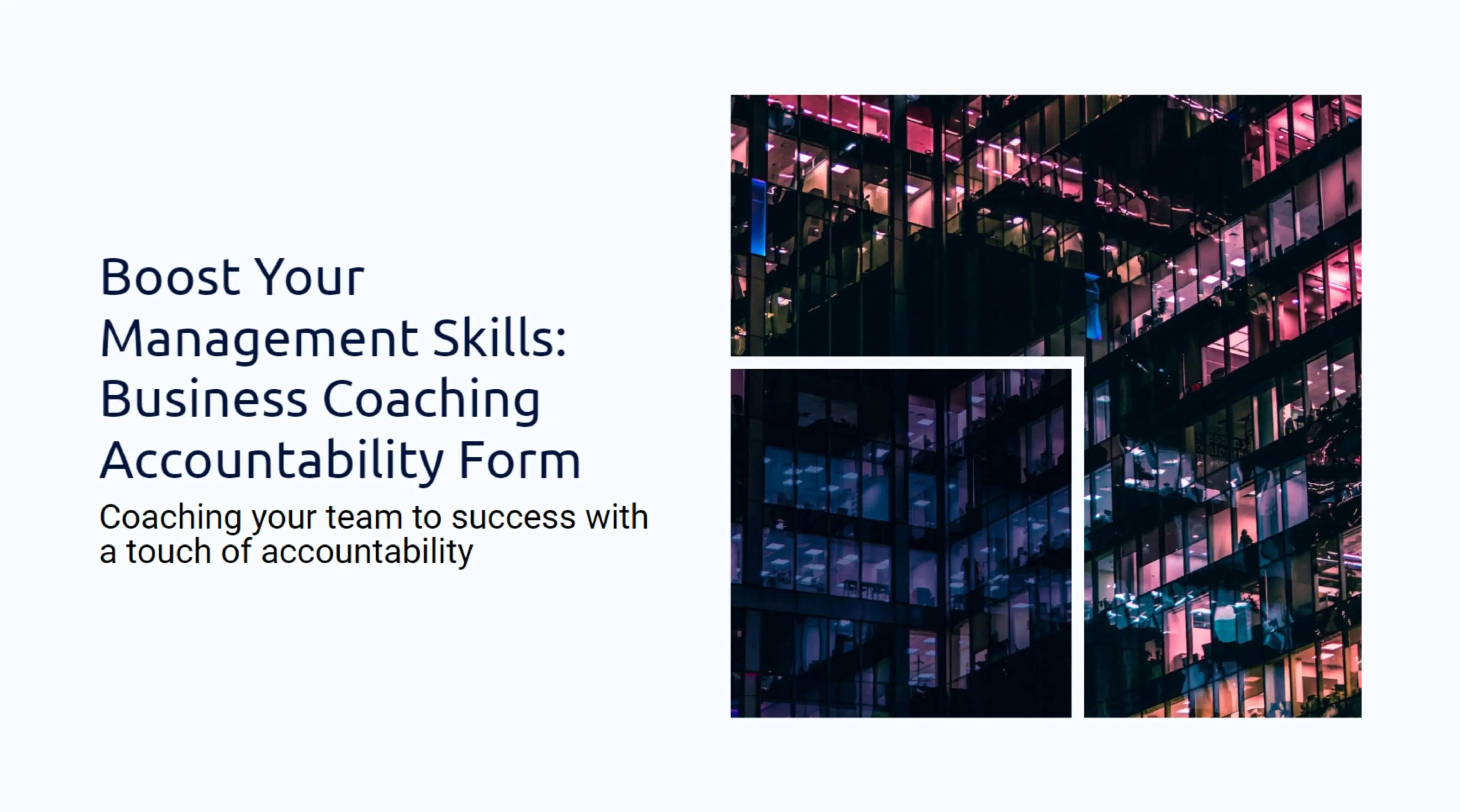 Accountability Form Template