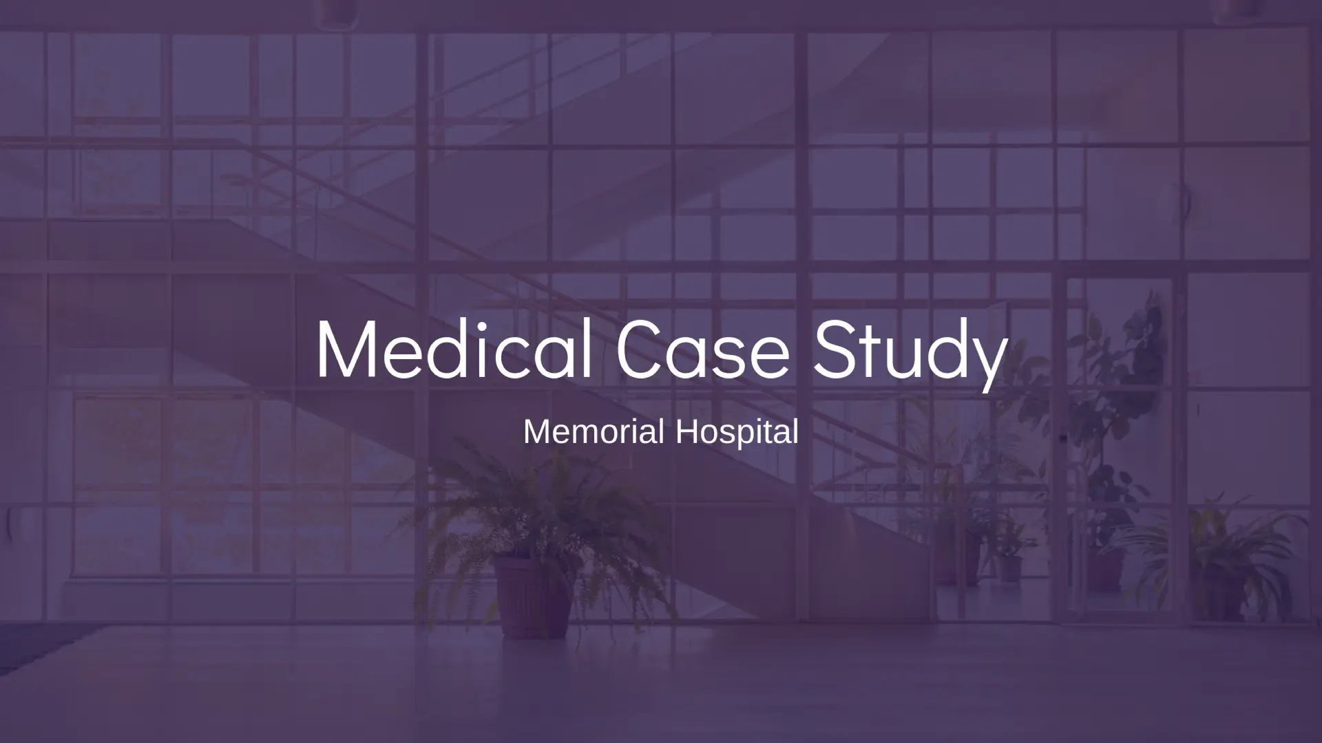 Medical Case Study Template Medical Case Study Template | Presentation